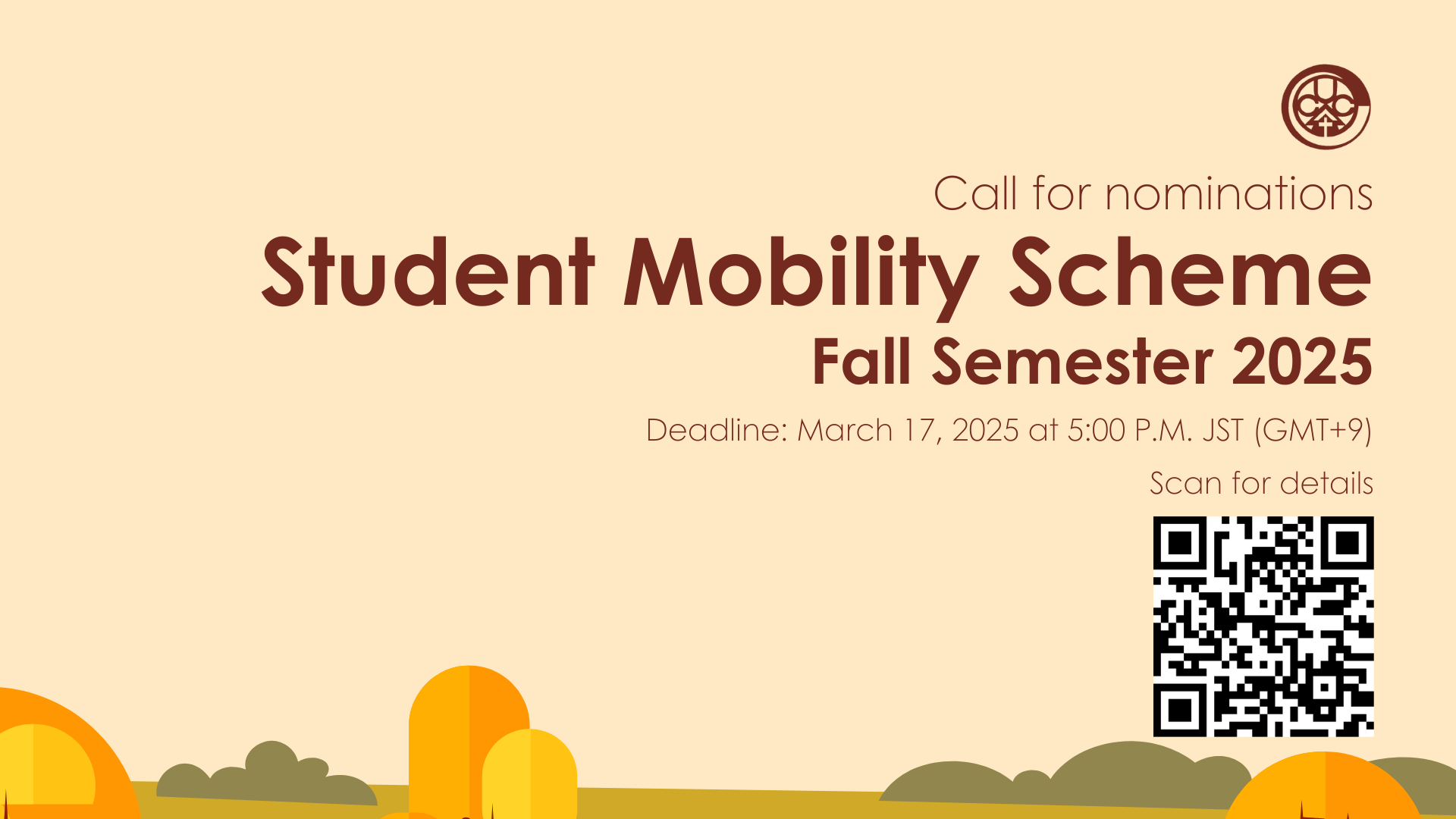 STUDENT MOBILITY SCHEME – ACUCA
