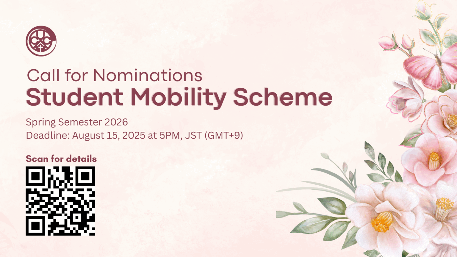 STUDENT MOBILITY SCHEME – ACUCA